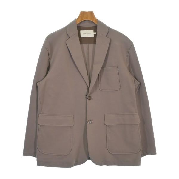 【ブランド】CURLY (カーリー)【タイプ】メンズ【商品番号】2200542299025r20260522【コンディション】ランク：B   【カラー】茶系【サイズ】3(L位)【実寸(cm)】身幅:53.5cm,肩幅:49cm,袖丈:59c...