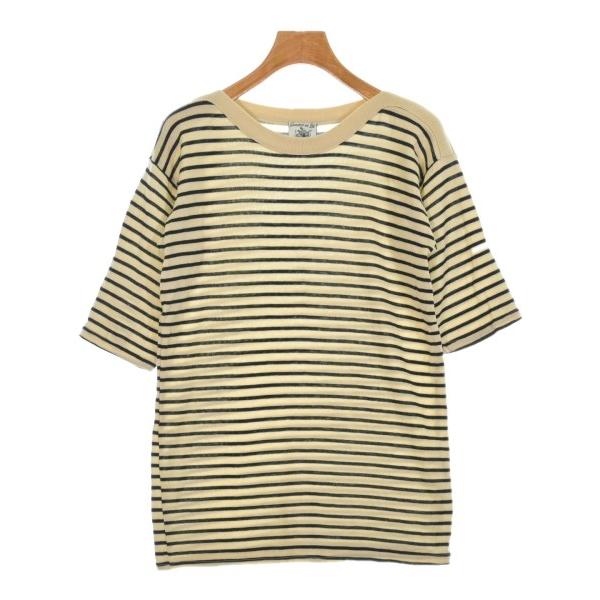 【ブランド】S.N.S.HERNING (エスエヌエスハーニング)【タイプ】レディース【商品番号】2200647015025r20260208【コンディション】ランク：A   【カラー】ベージュx黒(ボーダー)【サイズ】XS【実寸(cm)】...