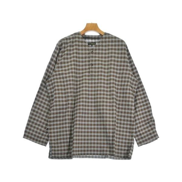 【ブランド】MOJITO (モヒート)【タイプ】メンズ【商品番号】2200623568040r20251119【コンディション】ランク：B   【カラー】茶xカーキx白(チェック)【サイズ】XL【実寸(cm)】身幅:61cm,肩幅:53.5...