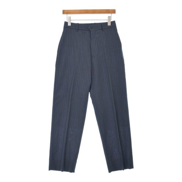 【ブランド】MARKAWARE (マーカウェア)【タイプ】メンズ【商品番号】2200600747055r20250914【コンディション】ランク：A   【カラー】紺x茶系(ストライプ)【サイズ】1(S位)【実寸(cm)】ウエスト:68cm...