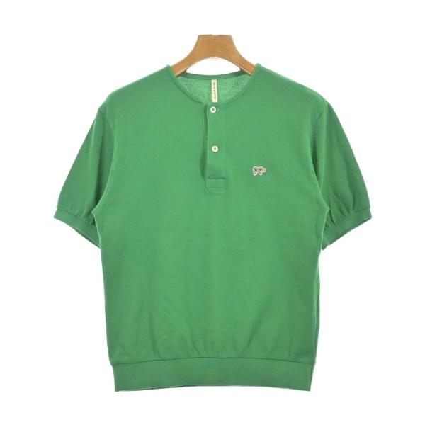 【ブランド】SCYE BASICS (サイベーシックス)【タイプ】メンズ【商品番号】2200660609065r20260305【コンディション】ランク：B   詳細：全体スレあり【カラー】緑【サイズ】38(S位)【実寸(cm)】身幅:46...