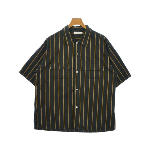 【ブランド】ROTOL (ロトル)【タイプ】メンズ【商品番号】2200604035059r20250921【コンディション】ランク：B   詳細：所々汚れあり【カラー】黒xマスタード(ストライプ)【サイズ】3(L位)【実寸(cm)】身幅:5...