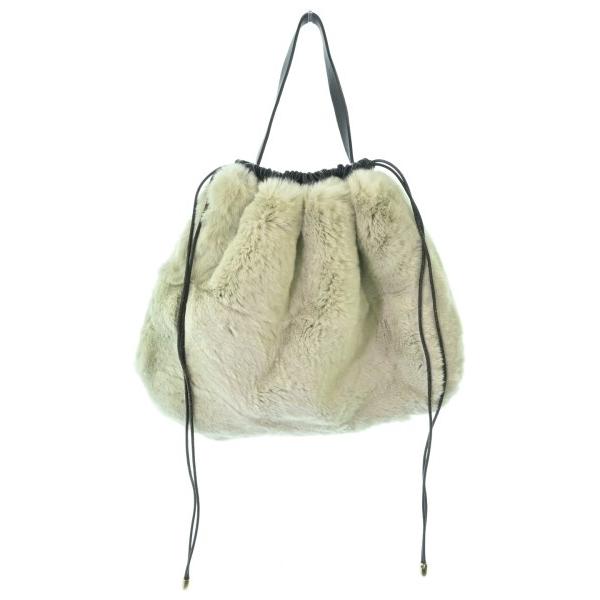 【タイプ】レディース【商品番号】2200526563104r20250228【コンディション】ランク：B   【カラー】白系【サイズ】-【実寸(cm)】横:36cm,高さ:26cm,持ち手:38cm【付属品】袋 【原産国】イタリア 【その他...