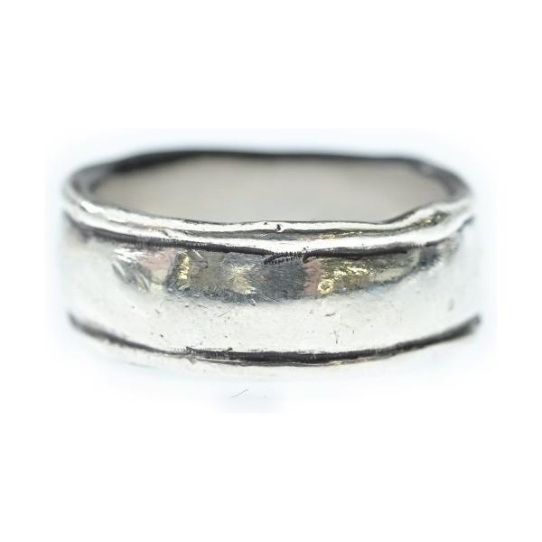 【ブランド】TEN (テン)【タイプ】メンズ【商品番号】2200652389029r20260207【コンディション】ランク：B   【カラー】シルバー【サイズ】19号【実寸(cm)】内径:2cm,幅:0.8cm【付属品】箱、袋 【素材】シ...