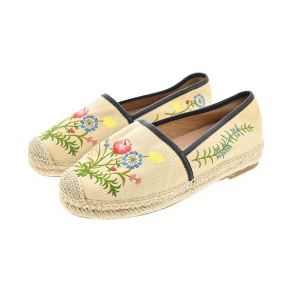 【ブランド】Chiaki Katagiri (チアキカタギリ)【タイプ】レディース【商品番号】2200648787174r20260219【コンディション】ランク：A   【カラー】ベージュx緑x青等(花柄)【サイズ】24.5cm【実寸(c...