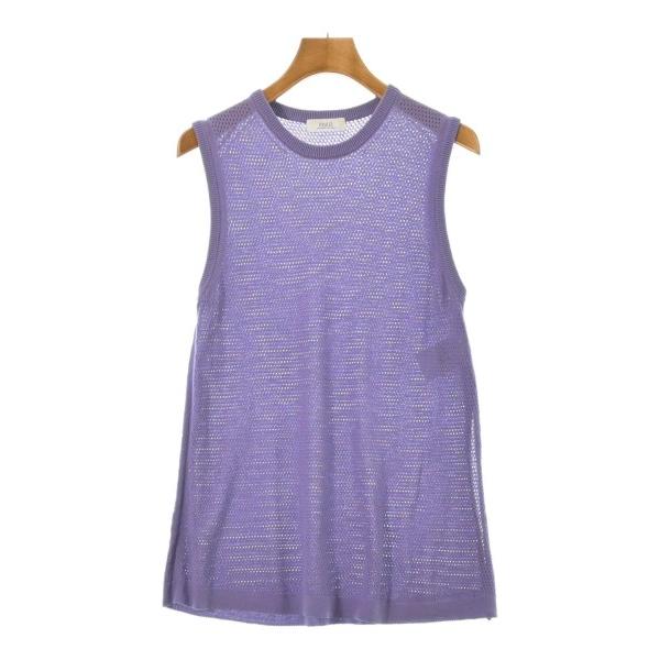 【ブランド】Phil.O. (フィルオー)【タイプ】レディース【商品番号】2200575511040r20250617【コンディション】ランク：B   【カラー】紫【サイズ】0(XS位)【実寸(cm)】身幅:38cm,肩幅:35cm,着丈:...