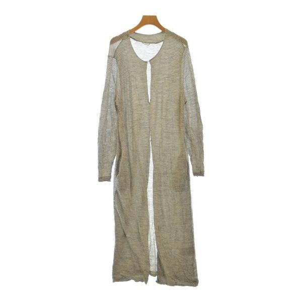 【タイプ】レディース【商品番号】2200537067394r20250301【コンディション】ランク：B   詳細：所々に引っかかりがあります。【カラー】オフホワイトx黒(ボーダー)【サイズ】F【実寸(cm)】身幅:47cm,肩幅:40cm...