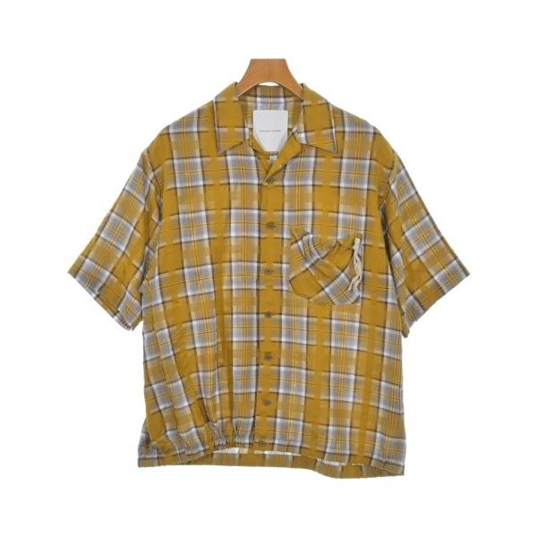 【ブランド】Enharmonic Tavern (エンハーモニックタヴァーン)【タイプ】メンズ【商品番号】2200631882169r20251203【コンディション】ランク：B   【カラー】マスタード系x紺x白等(チェック)【サイズ】4...