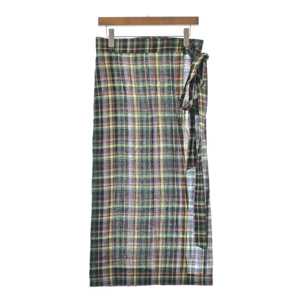 【ブランド】L'AVENTURE martinique (ラヴァンチュールマルティニーク)【タイプ】レディース【商品番号】2200643117143r20260201【コンディション】ランク：A   【カラー】緑x黄x赤等(チェック)【サイ...