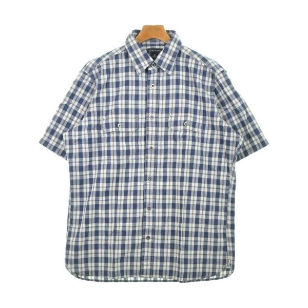 【ブランド】LAND'S END (ランズエンド)【タイプ】メンズ【商品番号】2200627918339r20260112【コンディション】ランク：A   【カラー】紺x白(チェック)【サイズ】XL【実寸(cm)】身幅:59cm,肩幅:49...