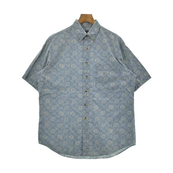 【ブランド】LAND'S END (ランズエンド)【タイプ】メンズ【商品番号】2200623690369r20251127【コンディション】ランク：B   詳細：首まわり汚れ、全体スレあり【カラー】青x白(総柄)【サイズ】M【実寸(cm)】...