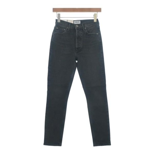 【ブランド】AGOLDE (エーゴールドイー)【タイプ】レディース【商品番号】2200644578103r20260224【コンディション】ランク：新品同様   【カラー】黒(デニム)【サイズ】24(S位)【実寸(cm)】ウエスト:62cm...