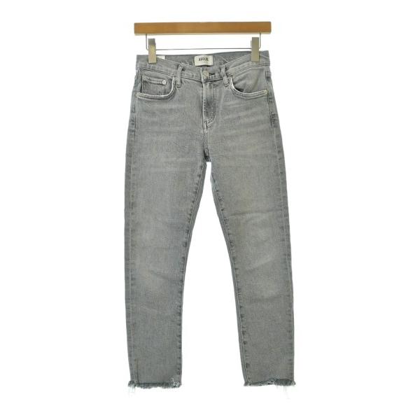 【ブランド】AGOLDE (エーゴールドイー)【タイプ】レディース【商品番号】2200659142030r20260305【コンディション】ランク：A   【カラー】グレー【サイズ】25(S位)【実寸(cm)】ウエスト:69.5cm,裾周り...