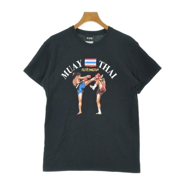 【ブランド】VIER ANTWERP (ヴィーアアントワープ)【タイプ】メンズ【商品番号】2200647890059r20260118【コンディション】ランク：B   【カラー】黒【サイズ】M【実寸(cm)】身幅:47cm,裄丈:41.5c...