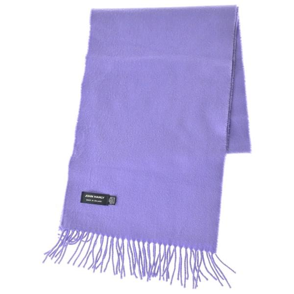 【ブランド】JOHN HANLY (ジョンヘンリー)【タイプ】レディース【商品番号】2200639315126r20260206【コンディション】ランク：B   詳細：全体毛羽立ちあり【カラー】紫【サイズ】-【実寸(cm)】全長:170cm...
