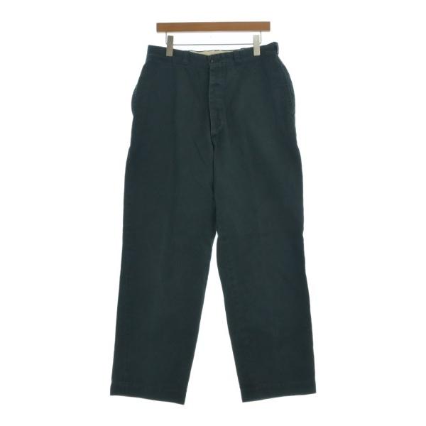 【ブランド】LENO (リノ)【タイプ】メンズ【商品番号】2200644138062r20260307【コンディション】ランク：B   詳細：全体スレ、裾まわり汚れあり【カラー】青緑系【サイズ】36(XXL位)【実寸(cm)】ウエスト:80...