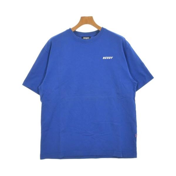 【ブランド】THE NERDYS (ザ　ナーディーズ)【タイプ】メンズ【商品番号】2200644915250r20260201【コンディション】ランク：B   詳細：全体スレあり【カラー】青【サイズ】M【実寸(cm)】身幅:54cm,肩幅:...