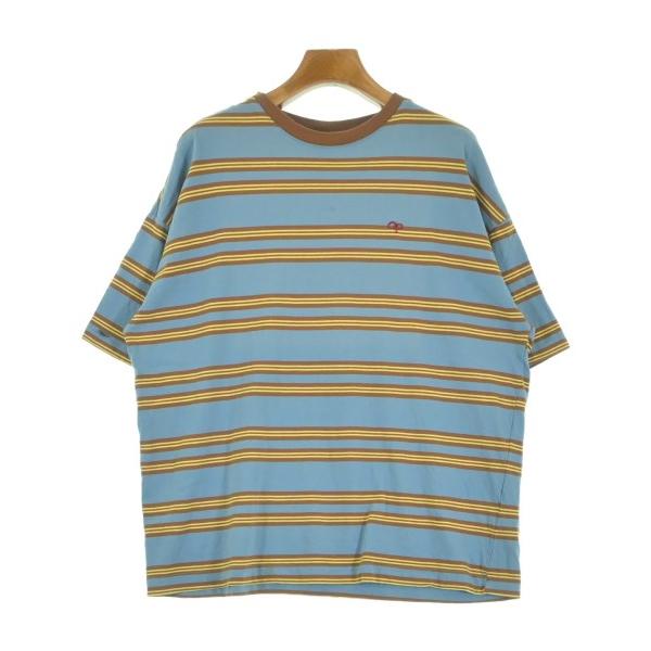 【ブランド】ocean pacific (オーシャンパシフィック)【タイプ】メンズ【商品番号】2200594398141r20251020【コンディション】ランク：B   詳細：前身頃シミあり【カラー】青x茶x黄(ボーダー)【サイズ】M【実...