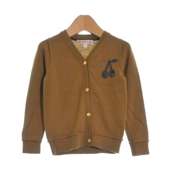 【ブランド】bonpoint (ボンポワン)【タイプ】キッズ【商品番号】2200455195018r20240903【コンディション】ランク：B   詳細：全体に毛羽立ちがあります。【カラー】茶【サイズ】4【実寸(cm)】身幅:30cm,肩...