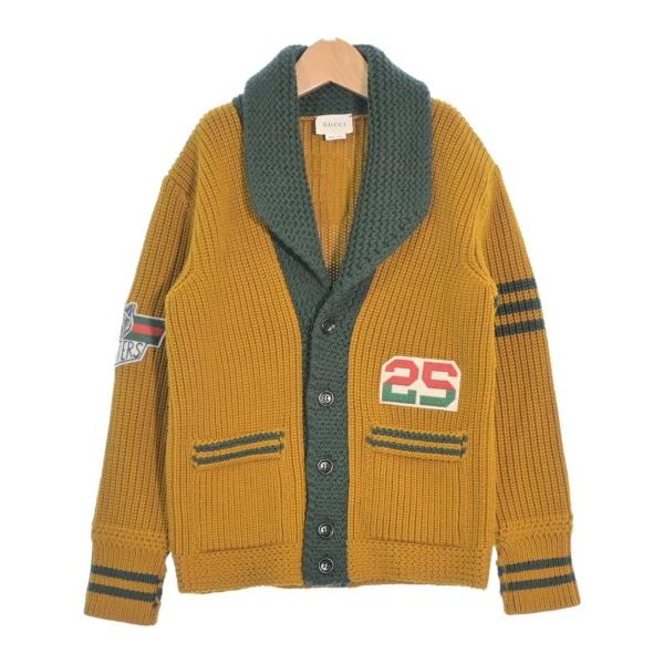 【ブランド】GUCCI (グッチ)【タイプ】キッズ【商品番号】2200549157052r20251010【コンディション】ランク：新品同様   【カラー】マスタード系x緑等【サイズ】110(5T-6T)【実寸(cm)】身幅:40cm,肩幅...