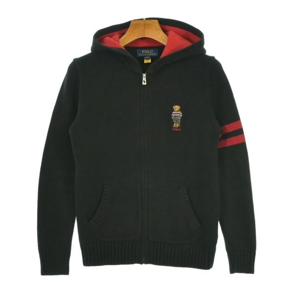 【ブランド】Polo Ralph Lauren (ポロラルフローレン)【タイプ】キッズ【商品番号】2200632181056r20260403【コンディション】ランク：B   【カラー】黒【サイズ】M(120cm位)【実寸(cm)】身幅:4...