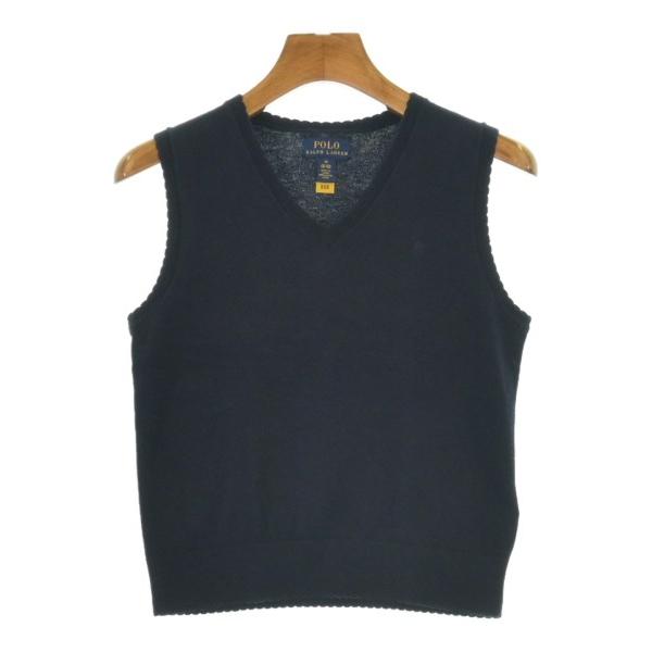 【ブランド】Polo Ralph Lauren (ポロラルフローレン)【タイプ】キッズ【商品番号】2200597105128r20250921【コンディション】ランク：A   【カラー】紺【サイズ】120(7T-8T)【実寸(cm)】身幅:...