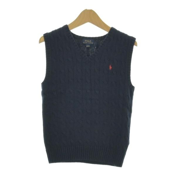 【ブランド】Polo Ralph Lauren (ポロラルフローレン)【タイプ】キッズ【商品番号】2200693844150r20260704【コンディション】ランク：A   【カラー】紺【サイズ】130(9T-10T)【実寸(cm)】身幅...