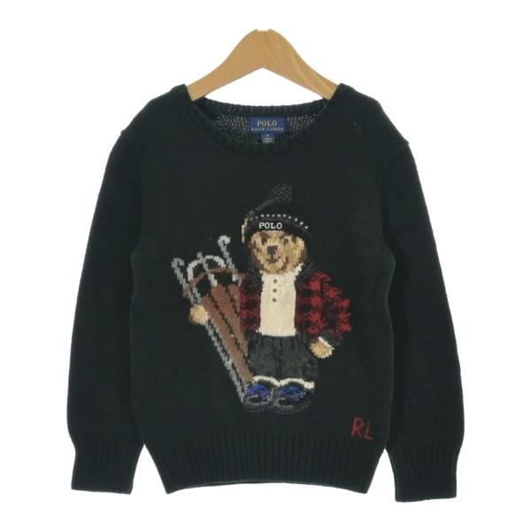 【ブランド】Polo Ralph Lauren (ポロラルフローレン)【タイプ】キッズ【商品番号】2200694117017r20260630【コンディション】ランク：B   【カラー】黒【サイズ】120(7T-8T)【実寸(cm)】身幅:...