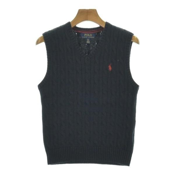 【ブランド】Polo Ralph Lauren (ポロラルフローレン)【タイプ】キッズ【商品番号】2200706517132r20260806【コンディション】ランク：B   【カラー】紺【サイズ】140(11T-12T)【実寸(cm)】身...