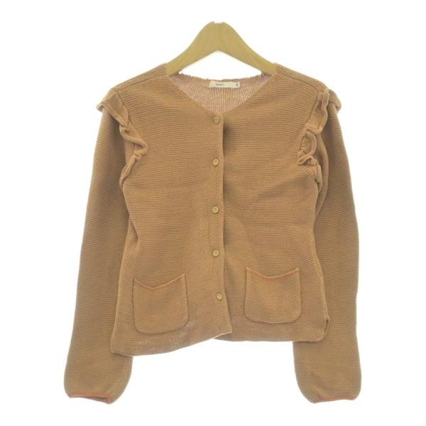 【タイプ】キッズ【商品番号】2200500578056r20250318【コンディション】ランク：B   【カラー】オレンジ系【サイズ】130(9T-10T)【実寸(cm)】身幅:35cm,肩幅:37cm,袖丈:49cm,着丈:43cm【素...