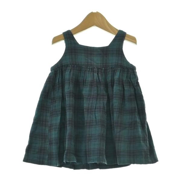 【ブランド】BONTON (ボントン)【タイプ】キッズ【商品番号】2200668163026r20260419【コンディション】ランク：B   詳細：品質表示なし【カラー】緑x黒(チェック)【サイズ】-(~60cm)【実寸(cm)】身幅:2...