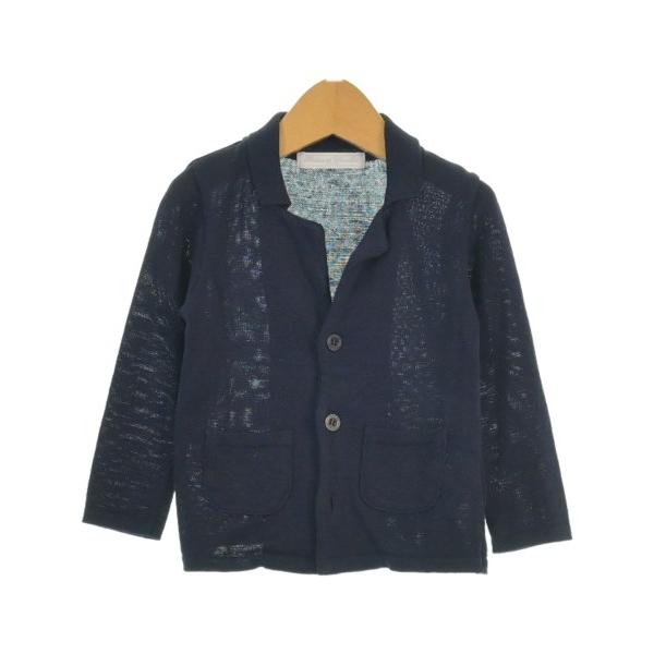 【ブランド】Tartine et chocolat (タルティーヌ　エ　ショコラ)【タイプ】キッズ【商品番号】2200583487030r20251026【コンディション】ランク：B   【カラー】紺【サイズ】M【実寸(cm)】身幅:27c...