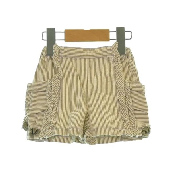 【ブランド】ANNA SUI mini (アナスイミニ)【タイプ】キッズ【商品番号】2200623516317r20260128【コンディション】ランク：B   【カラー】白xベージュ(ストライプ)【サイズ】80(12M)【実寸(cm)】ウ...