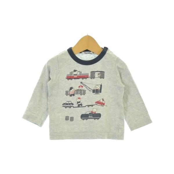 【ブランド】familiar (ファミリア)【タイプ】キッズ【商品番号】2200687220205r20260524【コンディション】ランク：B   詳細：スレあり &amp;lt;br&amp;gt;品質表示ペン痕あり【カラー】グレーx紺...