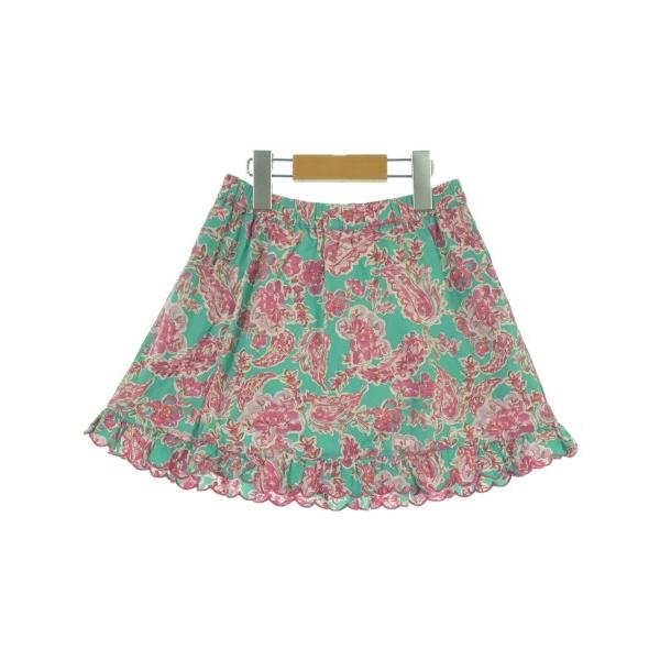 【ブランド】crewcuts (クルーカッツ)【タイプ】キッズ【商品番号】2200618665198r20251208【コンディション】ランク：A   【カラー】緑xピンクx白(花柄)【サイズ】8【実寸(cm)】ウエスト:53cm,ヒップ:...