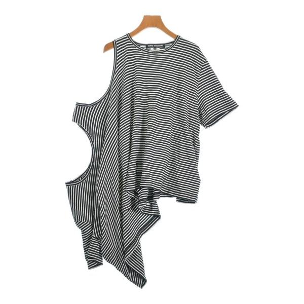 【ブランド】JUNYA WATANABE (ジュンヤワタナベ)【タイプ】レディース【商品番号】2200653421063r20260208【コンディション】ランク：B   【カラー】黒x白(ボーダー)【サイズ】S【実寸(cm)】身幅:72c...