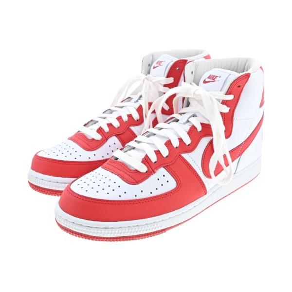 【タイプ】メンズ【商品番号】2200550348074r20250408【コンディション】ランク：A   【カラー】白x赤【サイズ】28cm【実寸(cm)】高さ:13.5cm,ヒール:2.5cm,ソール裏(全長):31cm,ソール裏(幅):...