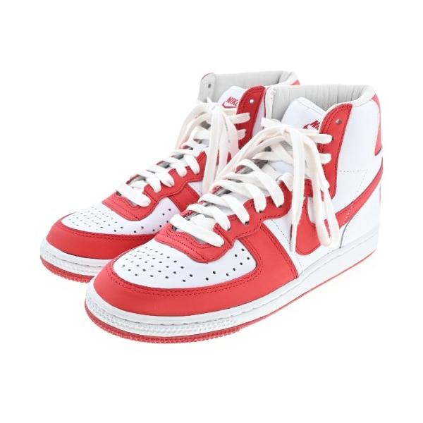 【タイプ】メンズ【商品番号】2200550204172r20250408【コンディション】ランク：A   【カラー】白x赤【サイズ】26cm【実寸(cm)】高さ:13cm,ヒール:2.5cm,ソール裏(全長):29cm,ソール裏(幅):10...