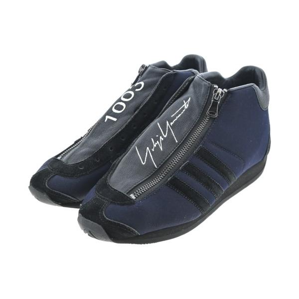 【ブランド】YOHJI YAMAMOTO (ヨウジヤマモト)【タイプ】レディース【商品番号】2200679759010r20260513【コンディション】ランク：新品同様   【カラー】紺x黒【サイズ】25cm【実寸(cm)】高さ:10cm...