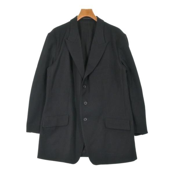 【ブランド】yohji yamamoto POUR HOMME (ヨウジヤマモトプールオム)【タイプ】メンズ【商品番号】2200667469013r20260326【コンディション】ランク：A   【カラー】黒【サイズ】2(S位)【実寸(c...