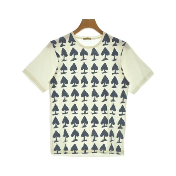 【ブランド】PETER JENSEN (ピーターイェンセン)【タイプ】メンズ【商品番号】2200648561132r20260205【コンディション】ランク：B   【カラー】白x紺(総柄)【サイズ】M【実寸(cm)】身幅:44cm,肩幅:...