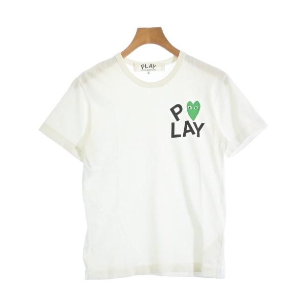 【ブランド】PLAY COMME des GARCONS (プレイコムデギャルソン)【タイプ】メンズ【商品番号】2200683714074r20260512【コンディション】ランク：B   【カラー】白【サイズ】S【実寸(cm)】身幅:43...