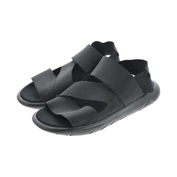 【ブランド】Y-3 (ワイスリー)【タイプ】メンズ【商品番号】2200655406013r20260214【コンディション】ランク：B   【カラー】黒【サイズ】EU40(25cm位)【実寸(cm)】ヒール:3.5cm,ソール裏(全長):2...