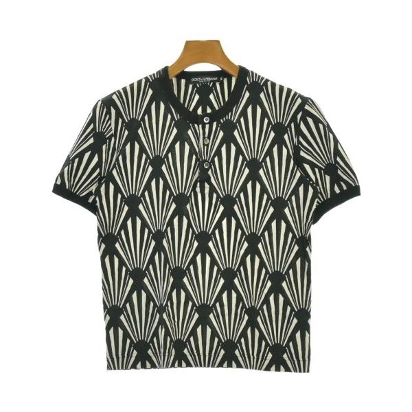 【ブランド】DOLCE&amp;GABBANA (ドルチェアンドガッバーナ)【タイプ】メンズ【商品番号】2200686735205r20260520【コンディション】ランク：B   詳細：スレあり【カラー】黒x白(総柄)【サイズ】44(S位...