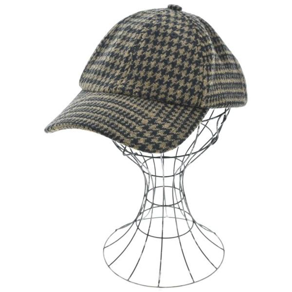 【ブランド】DRIES VAN NOTEN (ドリスヴァンノッテン)【タイプ】メンズ【商品番号】2200642972125r20260114【コンディション】ランク：B   【カラー】茶系x黒系(千鳥格子)【サイズ】-【実寸(cm)】頭まわ...