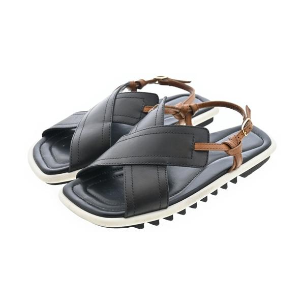 【ブランド】DRIES VAN NOTEN (ドリスヴァンノッテン)【タイプ】レディース【商品番号】2200607854084r20251017【コンディション】ランク：B   【カラー】黒【サイズ】EU36(22.5cm位)【実寸(cm)...