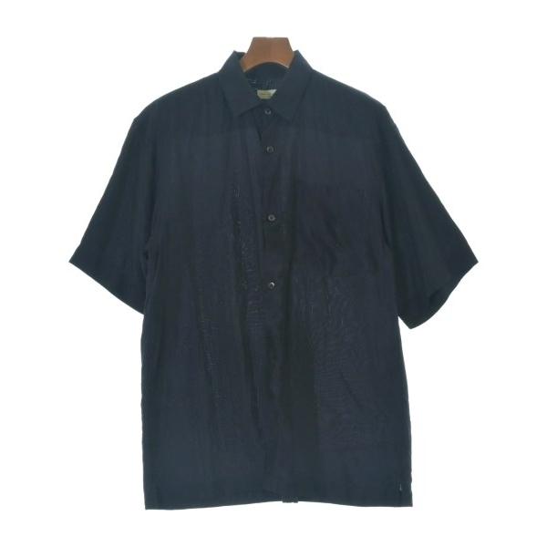 【ブランド】DRIES VAN NOTEN (ドリスヴァンノッテン)【タイプ】メンズ【商品番号】2200684663074r20260522【コンディション】ランク：B   【カラー】紺【サイズ】S【実寸(cm)】身幅:52cm,肩幅:50...