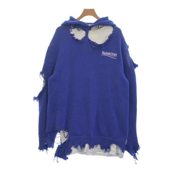 【タイプ】メンズ【商品番号】2200508517088r20241123【コンディション】ランク：A   【カラー】青【サイズ】XS【実寸(cm)】身幅:61cm,肩幅:51cm,袖丈:68cm,着丈:78cm【素材】(表地、別布)綿100...