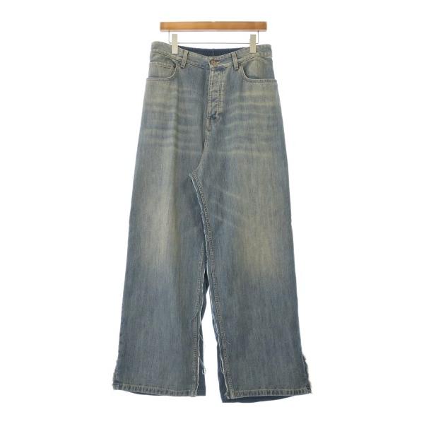 【ブランド】BALENCIAGA (バレンシアガ)【タイプ】メンズ【商品番号】2200608568065r20251003【コンディション】ランク：B   【カラー】インディゴ等(デニム)【サイズ】S【実寸(cm)】ウエスト:78.5cm,...