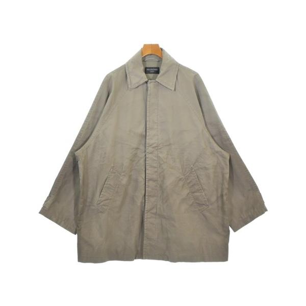 【ブランド】BALENCIAGA (バレンシアガ)【タイプ】メンズ【商品番号】2200675240017r20260418【コンディション】ランク：B   【カラー】カーキ系【サイズ】L【実寸(cm)】身幅:73.5cm,裄丈:90cm,着...